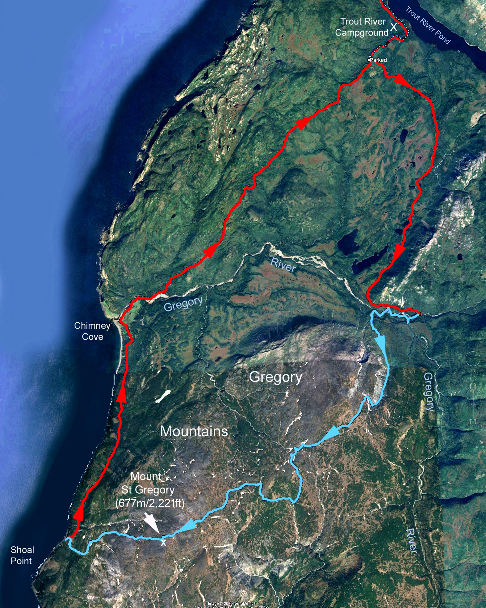 Gregory River to Shoal Point Traverse | Cabox